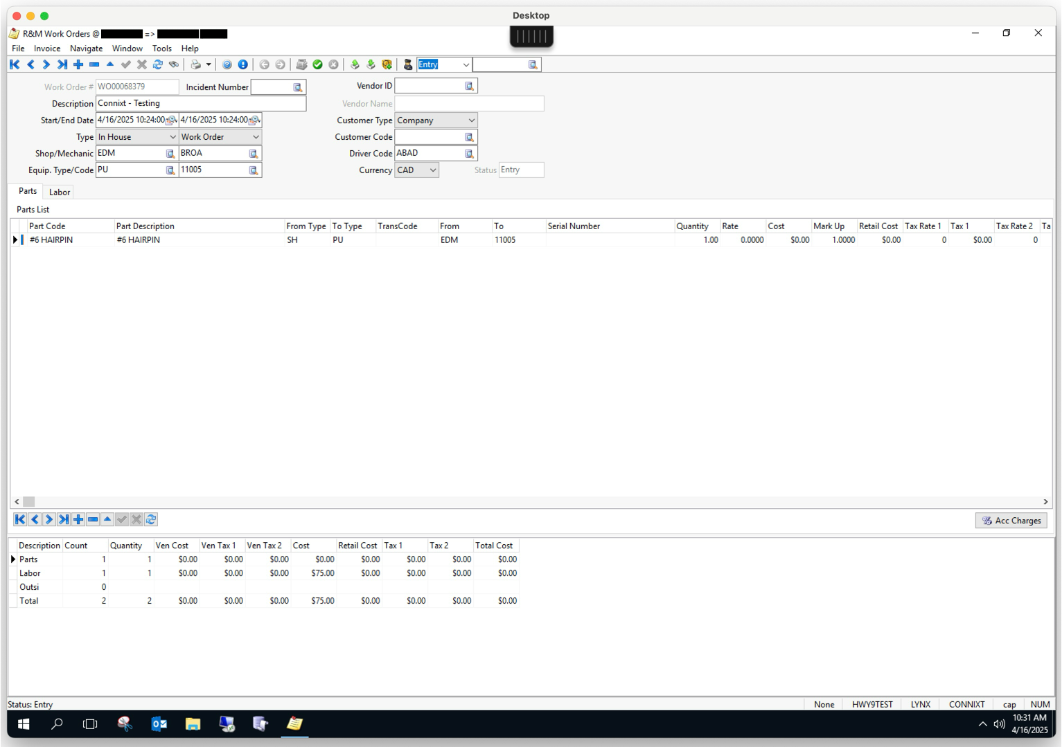Connixt iMarq Integration for Trimble TruckMate